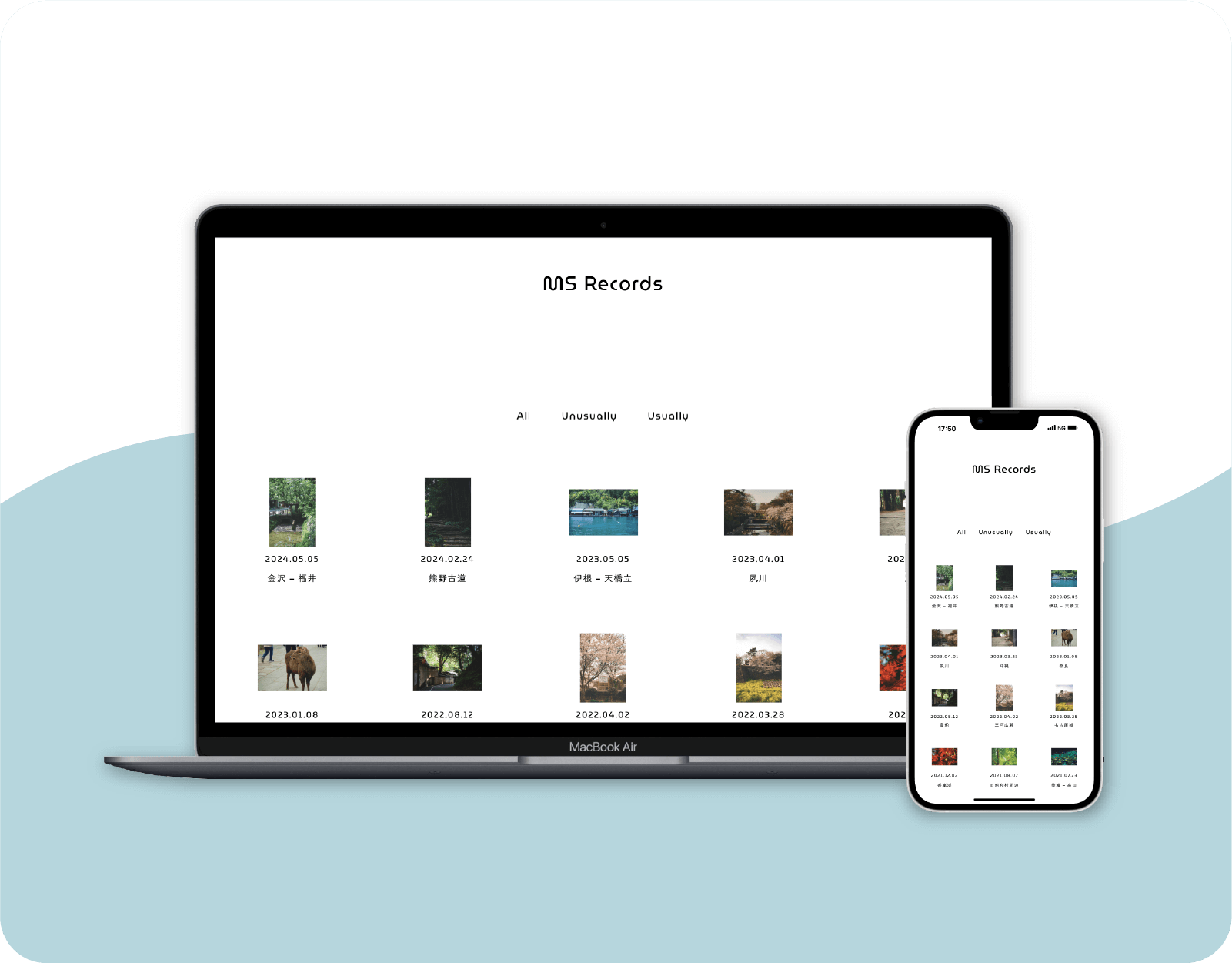 写真掲載サイト MS Records | シノダマナのポートフォリオ